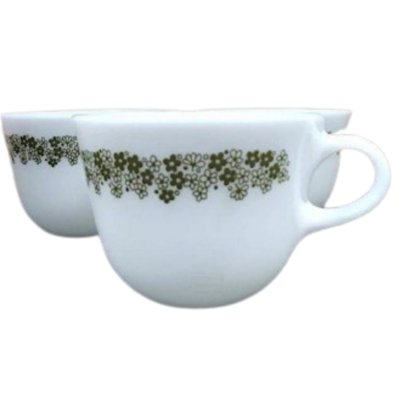 Corelle | Other | Vintage Pyrex Corning Corelle Spring Blossom Tea Cups ...